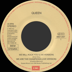 We Will Rock You/We Are The Champions - Live At Wembley '86